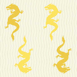 Golden dragon Royalty Free Vector Image - VectorStock