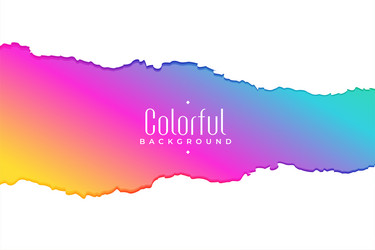 Rainbow Torn Paper Vector Images (over 120)