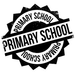 Primary school rubber stamp Royalty Free Vector Image