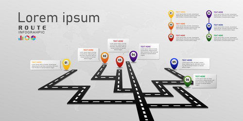 Roadway Infographic Vector Images (over 530)