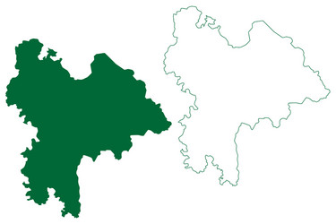 India Uttar Pradesh Map Vector Images (over 380)