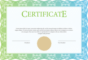Win certificate design template diploma Royalty Free Vector