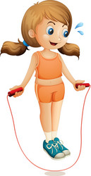Girl Skipping Drawing Vector Images (over 290)