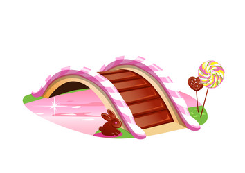 Candy land Royalty Free Vector Image - VectorStock