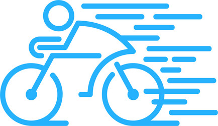 Infinity bike logo icon design Royalty Free Vector Image