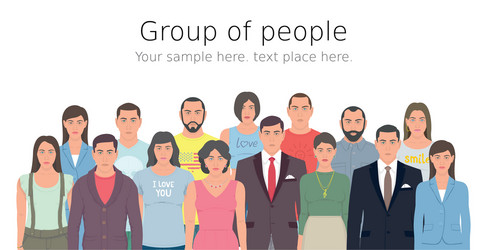 Group of multiethnic business people Royalty Free Vector
