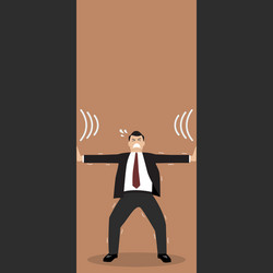 Man Pushing Wall Vector Images (over 230)