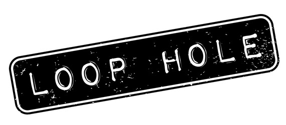 Loop hole rubber stamp Royalty Free Vector Image