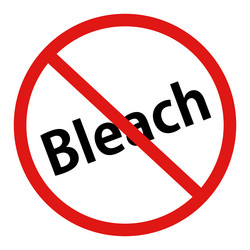 Do Not Bleach Symbol