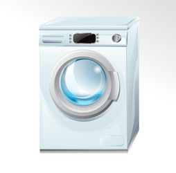 Washing machine clip art Royalty Free Vector Image