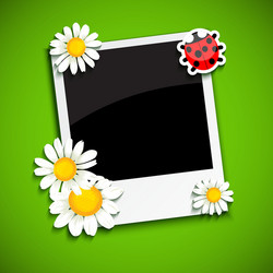 Floral and decorative document template Royalty Free Vector