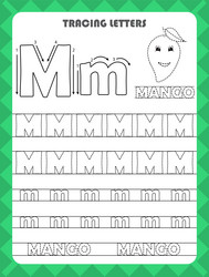 Trace letters of english alphabet and fill colors Vector Image