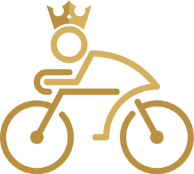 Royal queen letters and crown logo Royalty Free Vector Image