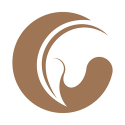 Claw icon logo design Royalty Free Vector Image