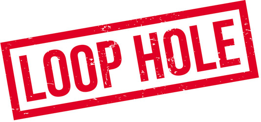 Loop hole rubber stamp Royalty Free Vector Image