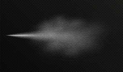 Water spray effect realistic cosmetic mist Vector Image