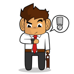 Businessman fail cartoon Royalty Free Vector Image