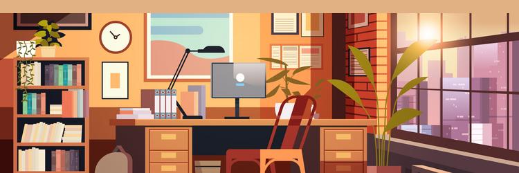 Creative empty no people apartment modern loft Vector Image