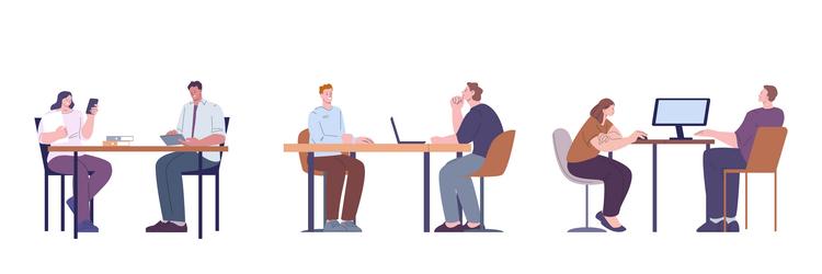 Interview Table Vector Images (over 1,400)