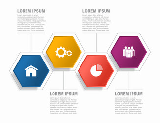 Blank diagram template Royalty Free Vector Image