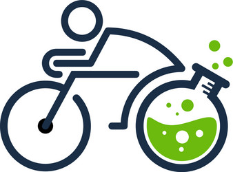 Lab delivery logo icon design Royalty Free Vector Image