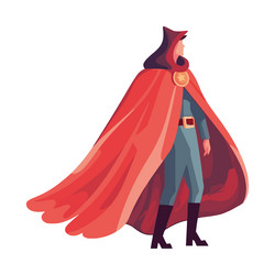 Costume cape heroes Royalty Free Vector Image - VectorStock