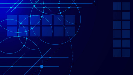 Big data visualization data connection Royalty Free Vector