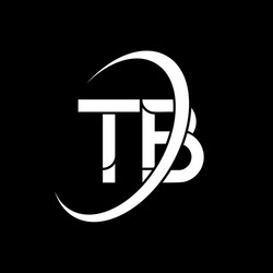Tb logo t b design white letter tbt Royalty Free Vector