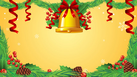 Festive christmas border background Royalty Free Vector
