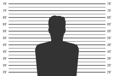 Creative of police lineup Royalty Free Vector Image