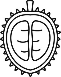 Durian Outline Vector Images (over 290)
