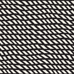 Hand drawn line lattice seamless black Royalty Free Vector