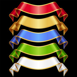 Ribbon frame set Royalty Free Vector Image - VectorStock