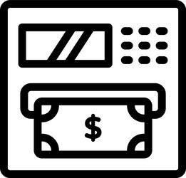 Atm machine Royalty Free Vector Image - VectorStock