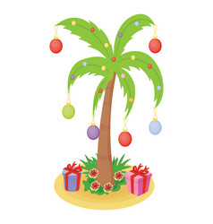 Christmas Lights Palm Tree Vector Images (over 190)
