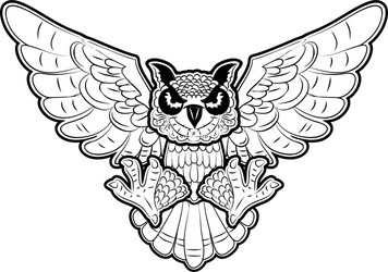Aztec Owl Vector Images (over 750)