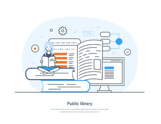 Library Banner Vector Images (over 15,000)