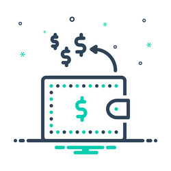 Spent Royalty Free Vector Image - VectorStock