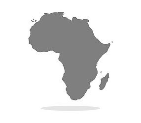 Map of africa Royalty Free Vector Image - VectorStock