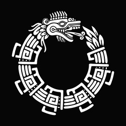 Aztec Serpent Vector Images (over 110)
