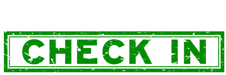 Black and gold color sticker in word check Vector Image