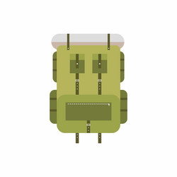 Travel backpack Royalty Free Vector Image - VectorStock