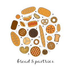 Circle Bread Vector Images (over 6,400)