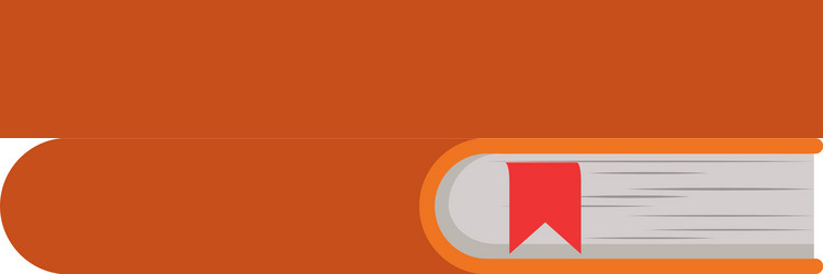 Isolated closed book design Royalty Free Vector Image