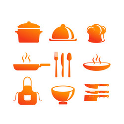 Food icons Royalty Free Vector Image - VectorStock