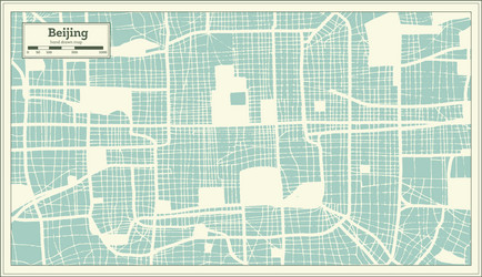 Beijing City Outline Map Vector Images (over 120)