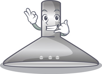 Call me kitchen hood cartoon the for cooking Vector Image