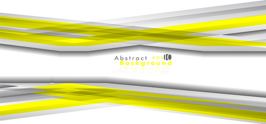 Bright abstract background template yellow Vector Image