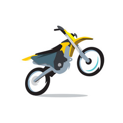 Motocross bike cartoon Royalty Free Vector Image