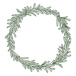 Crown clover thick stroke Royalty Free Vector Image